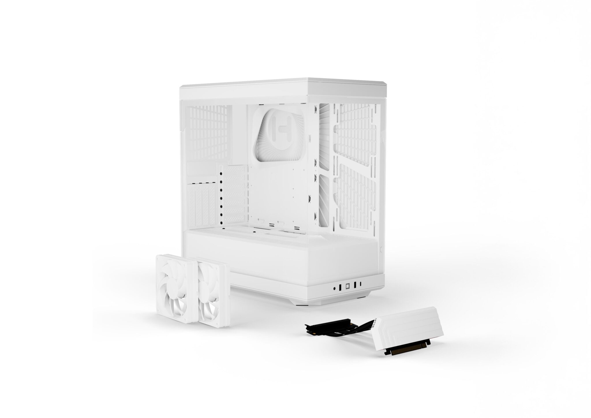HYTE Y40 ATX Snow White Mid Tower Cabinet | Certified and Reliable HYTE ...